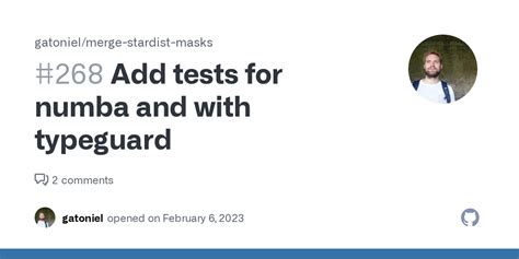 Add Tests For Numba And With Typeguard · Issue 268 · Gatonielmerge