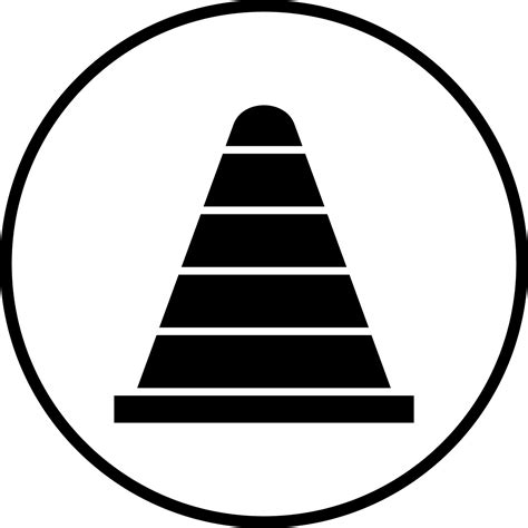 Vector Design Cone Vector Icon Style 22238115 Vector Art At Vecteezy