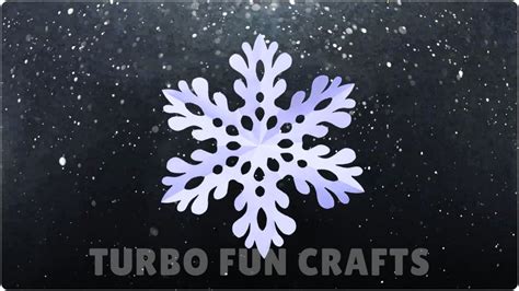 How To Make A Paper Snowflake Easy Tutorial Turbofuncrafts