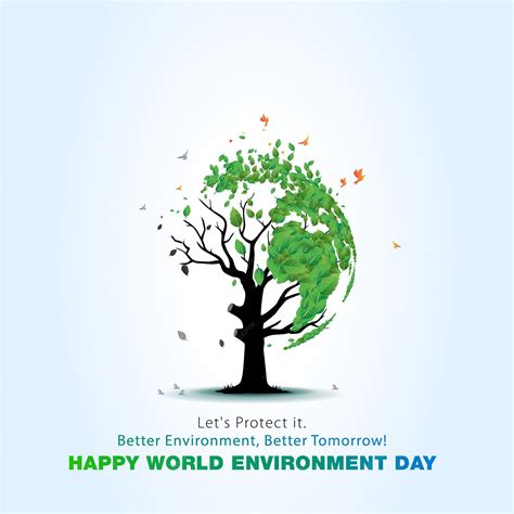 Premium Vector World Environment Day And Protection Awareness Theme