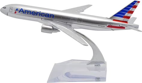 Tang Dynasty Tm 1 400 16cm B777 New American Airlines Metal Airplane