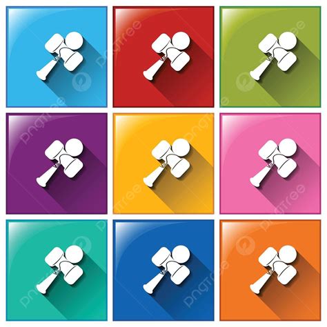 Buttons With Toys Grid Grids Square Vector Template Download On Pngtree