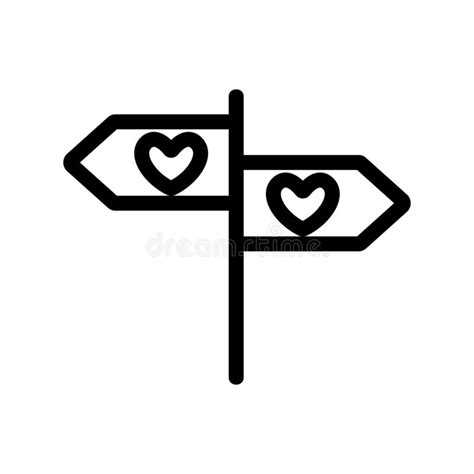 Pointer Direction Of The Vector Icon Isolated Contour Symbol