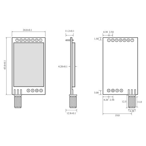Módulo Rf Wireless Lora Sx1278 433mhz E32 433t30d V8