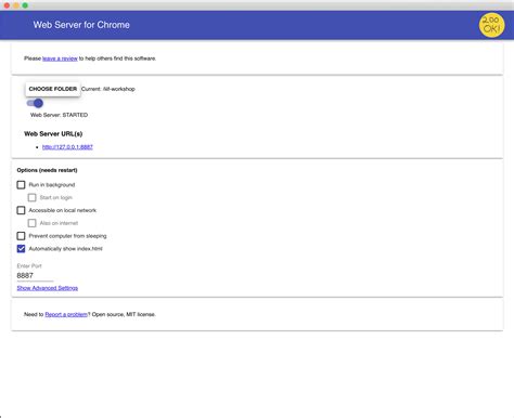 Web Server For Chrome IIIF Online Workshop June Th To Th