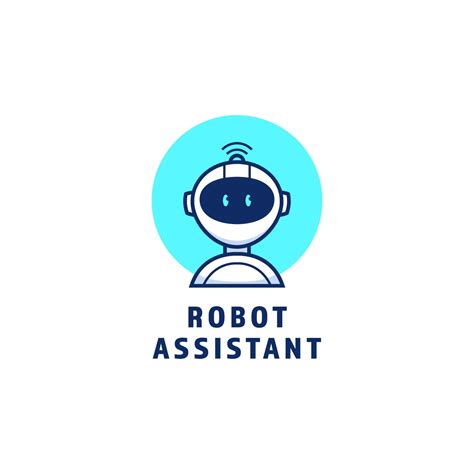 Robot Assistant Mascot Logo Icon Symbol 16744502 Vector Art At Vecteezy