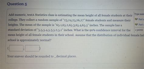Add Numeric Texta Statistics Class Is Estimating The