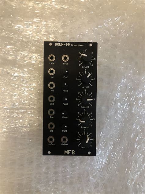 Rare MFB Drum 99 Mixer Eurorack Reverb UK Rare MFB Drum 99 Mixer Eurorack Reverb UK