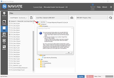 Upload Sync The Project Folders And Files