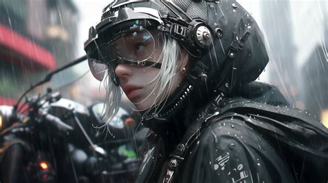 Biker Girl Greyscale By Bergionstyle On Deviantart