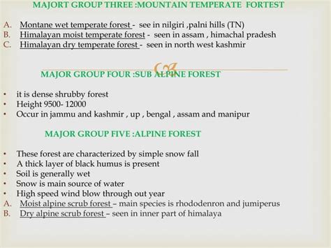 Classification Of Forest Pptx Weather Science