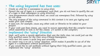 1using In C PPT