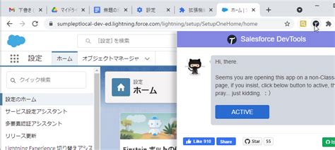 Salesforce オブジェクト設計書を Chrome 拡張機能「salesforce Devtools」で自動生成 Blog 福岡