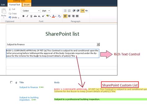 Display Formatted Rich Text In Browser Based Infopath Form 2010