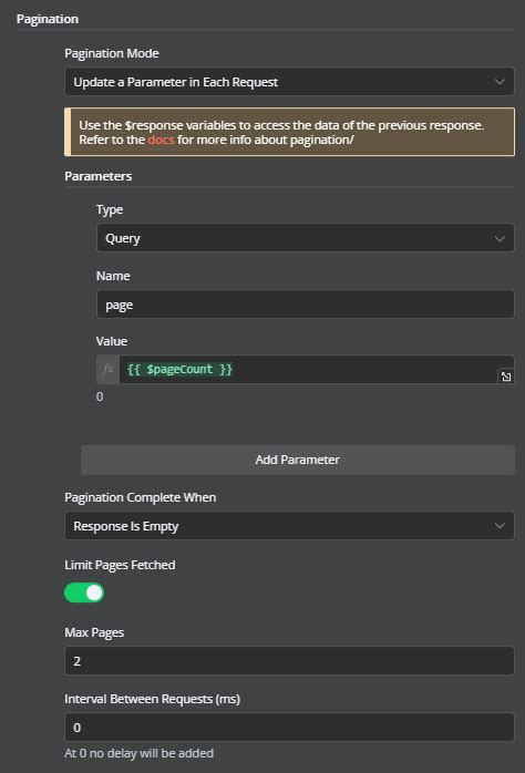 Request Pagination Not Working Questions N8n Community