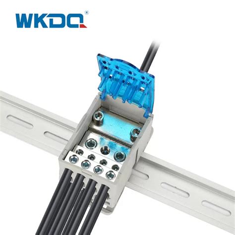 China Ukk Din Rail Power Distribution Block Box Ukk 500a 54mm Installation Hole Suppliers