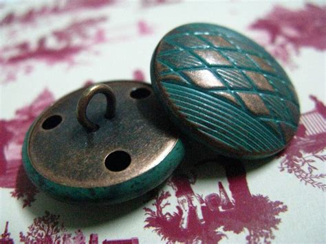 Cyan Buttons Pieces Of Special Cyan Rendering And Vintage Etsy