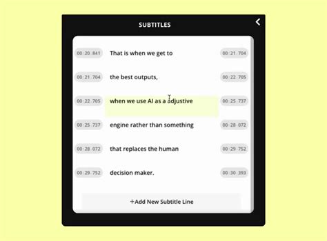 Subtitle Editor Edit Captions Online