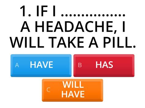 First Conditional Quiz