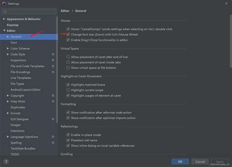 Idea 用 鼠标滚轮控制 代码界面 缩放大小idea缩小界面 Csdn博客