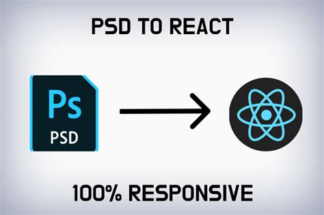 convert psd to react responsive website by juanma387 fiverr