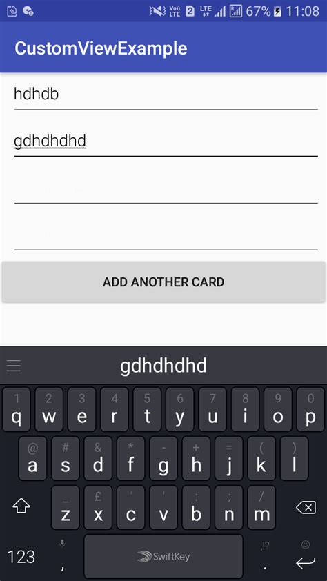 Material Edit Text Is Not Enabled When A View Is Dynamically Inflated