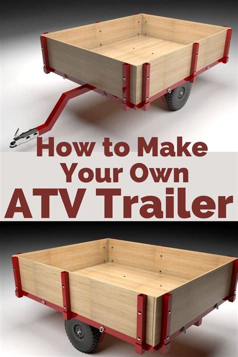5x8 Utility Trailer Plans Professionally Designed Plus Parts List