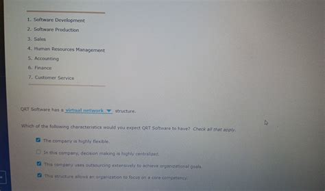 Solved Software DevelopmentSoftware ProductionSalesHuman | Chegg.com