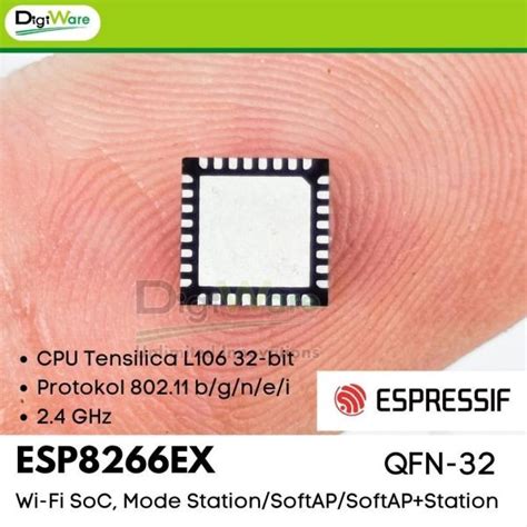 Jual Chip Wifi Iot Esp8266 Ukuran Mini Murah Berkualitas Digiwarestore