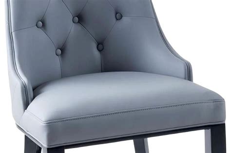 Grey Dining Chairs With Black Legs