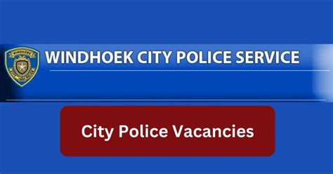 July City Police Vacancies 2025 Recruitment Begins With X1 New Job