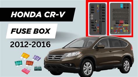 Honda Cr V Fuse Box Diagram 2012 2016 Youtube