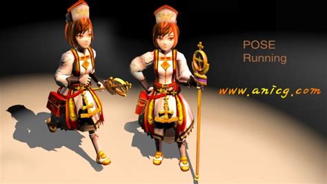 로우폴리곤 게임캐릭터 장완규 3d그래픽 애니마투스