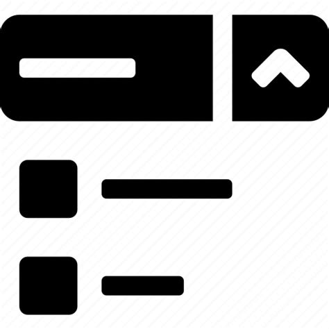 Dropdown Interface List Select Ui Ux Website Icon Download On Iconfinder