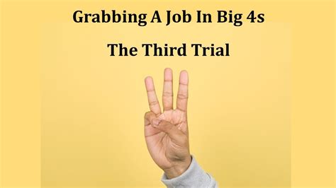 Grabbing A Job In Big4 Ii Big4 Jobs Youtube