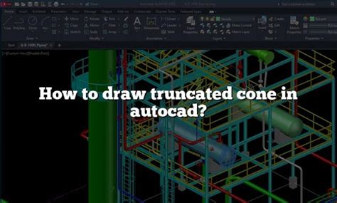 How To Draw Truncated Cone In Autocad