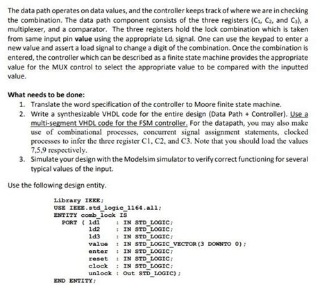 solved hi i just need the vhdl code for the following even