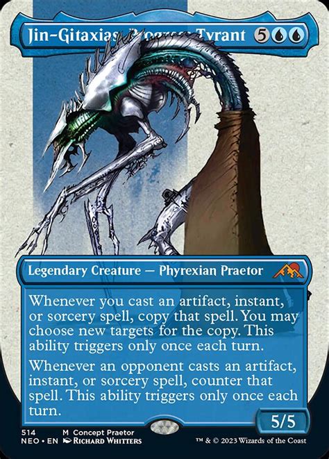 Jin Gitaxias Progress Tyrant Concept Praetor Step And Compleat Foil