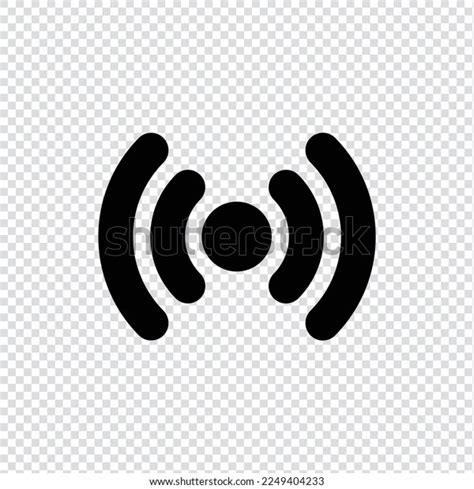 Wifi Signal Outline Icon Transparent Background Stock Vector Royalty Free