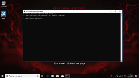 Windows Commands Prompt AlienSec