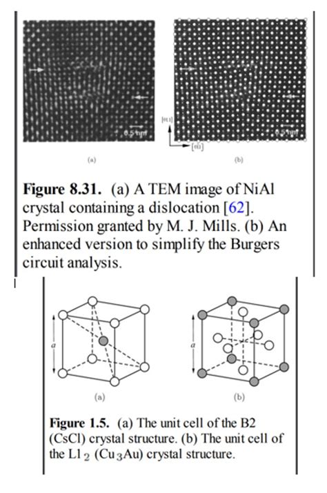 Solved Figure 831 Shows A Tem Image Of The Crystal Lattice