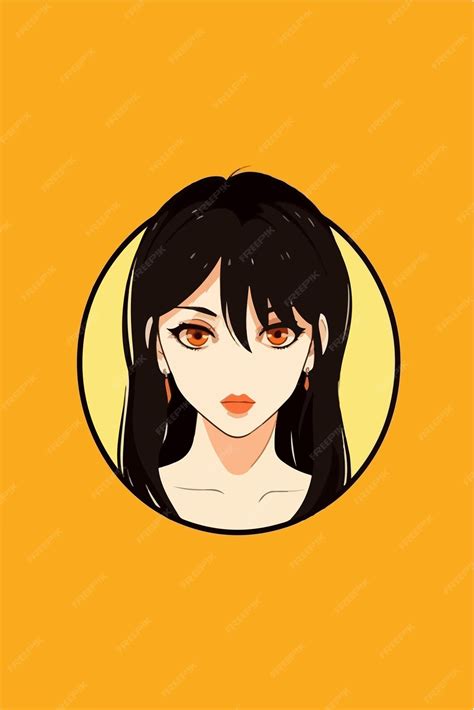 Premium Vector Young Girl Anime Style Character Vector Illustration