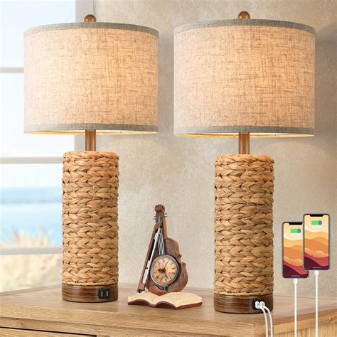 Rustic Lamps For Bedroom Nightstands