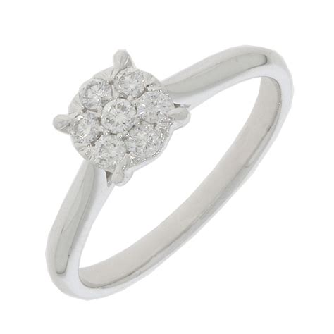 9ct White Gold 025ct Diamond Engagement Ring Forum Jewellers