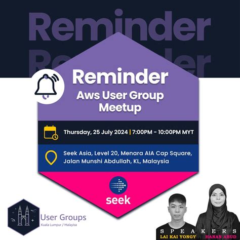 Aws User Group Malaysia On Linkedin Aws Cloudcommunity Techmeetup