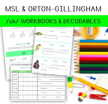 Ch Digraph Workbook By Melem Education Tpt