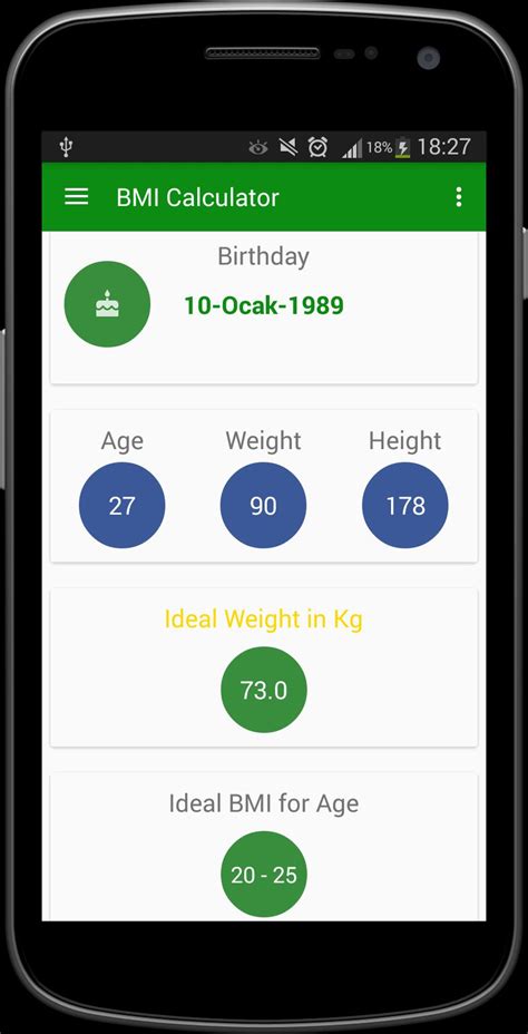 Bmi Calculator Ideal Kilo Apk For Android Download