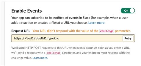 Slackevents Api Cant Verify Url With Ngrok · Issue 1090 · Slackapi