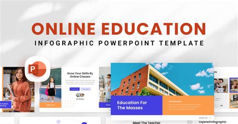 Online Education Presentation Template Templatemonster