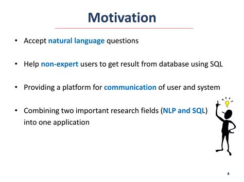 Understanding Natural Language Queries Over Relational Databases Ppt